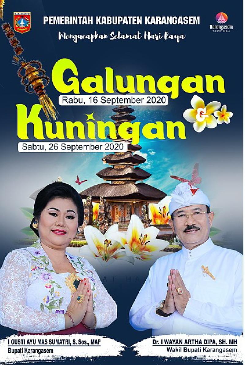 Bupati dan Wakil Bupati Karangasem Mengucapkan, Selamat Hari Raya ... Bupati dan Wakil Bupati Karangasem Mengucapkan, Selamat Hari Raya ...